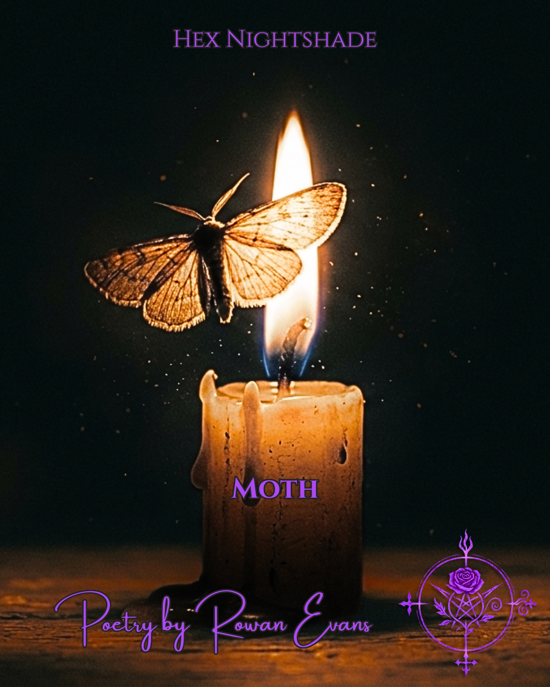 Moth — A Poem About Cyclical Attraction and Desire – Poetry by Rowan Evans